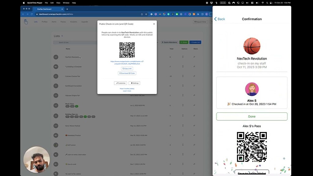 How to check in with the visitor app - How To - OneTap